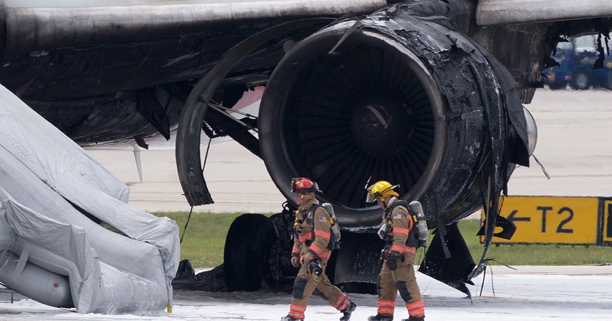 Passenger Plane That Caught on Fire Had No Past Issues, FAA Says