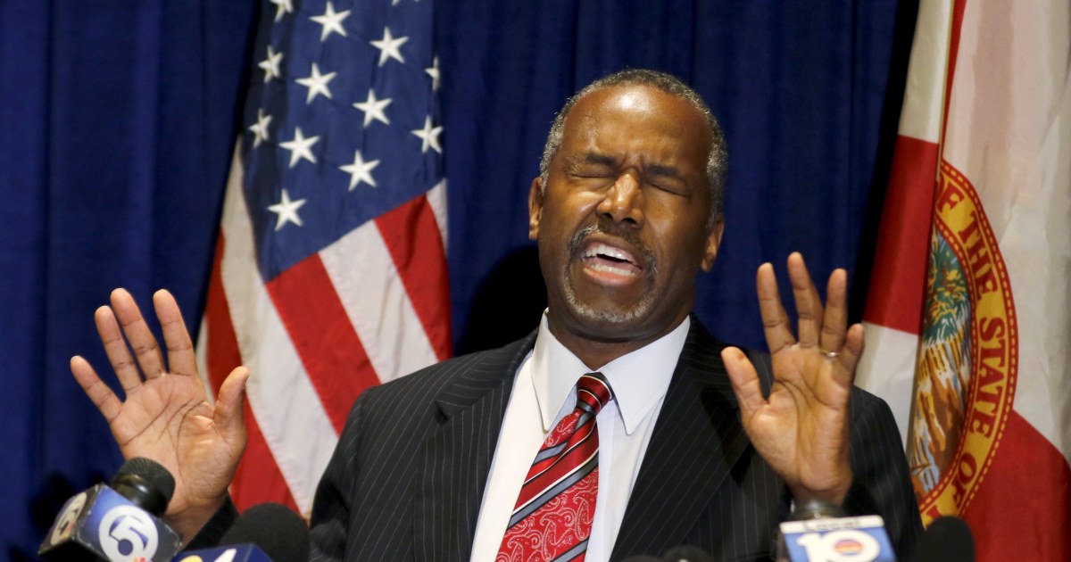 Dr. Ben Carson Plays Defense as Biographical Questions Pile Up
