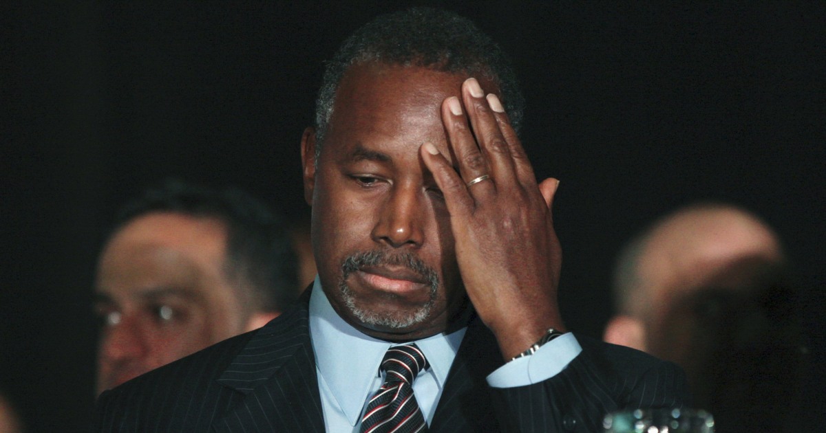 First Read: Welcome to the Big Leagues, Ben Carson
