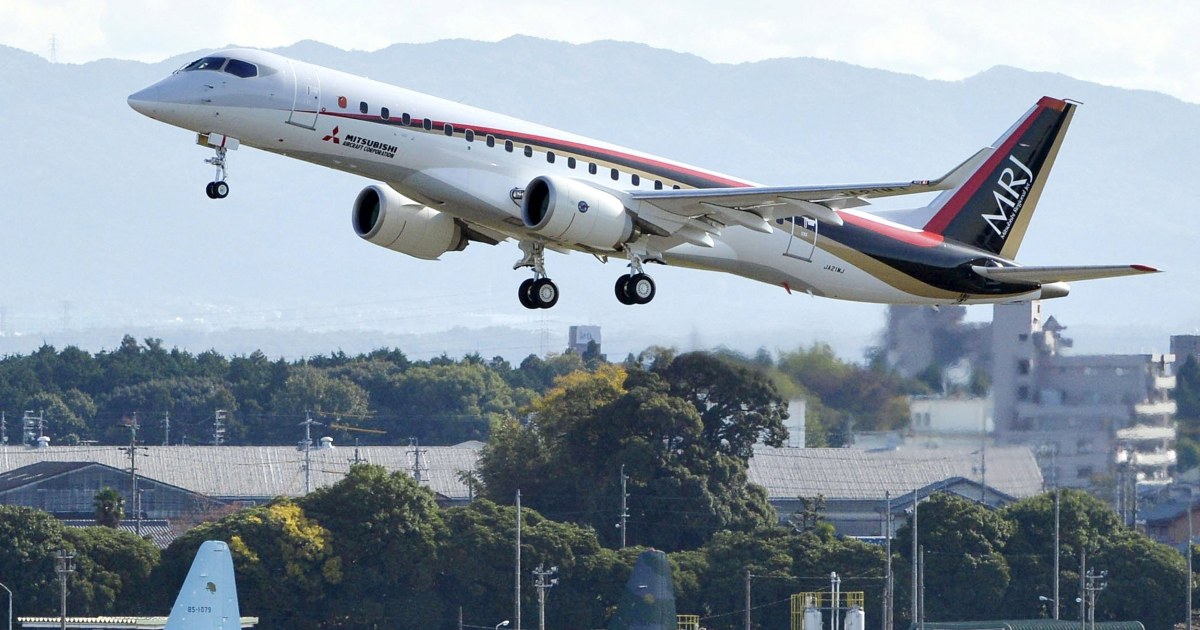Mitsubishi Jet Test Flight Marks Japan's First New Plane in 40 Years