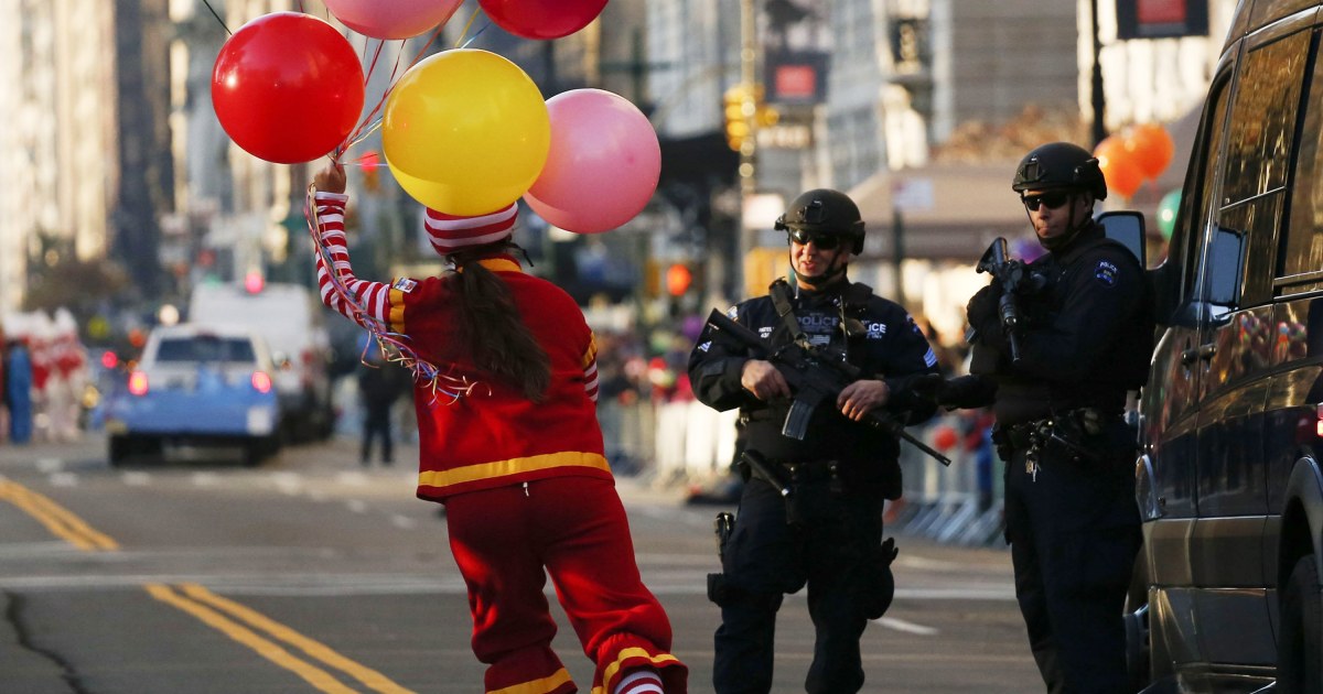 Record Number of Cops Guard Macy's Thanksgiving Day Parade