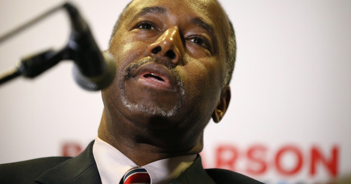After Suggesting Shakeup, Carson Says He Has '100% Confidence' in Team