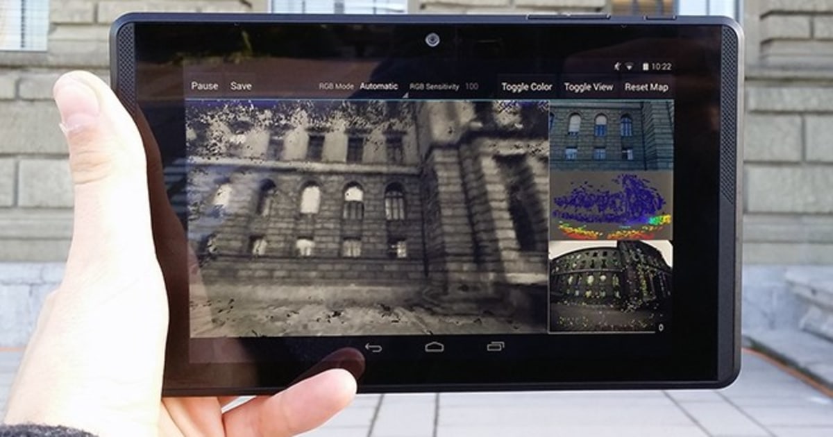 A Short Walk With a Tablet Creates Detailed 3-D Models of Buildings