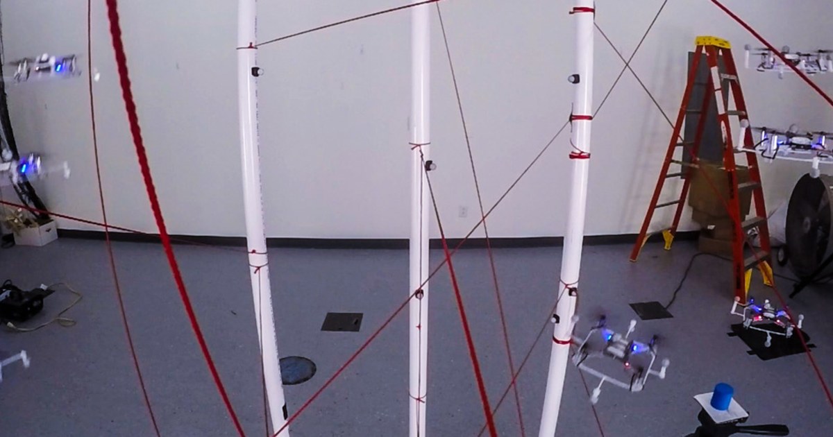 Drones Fly Through Obstacle Course Without a Ding in Researchers' Video