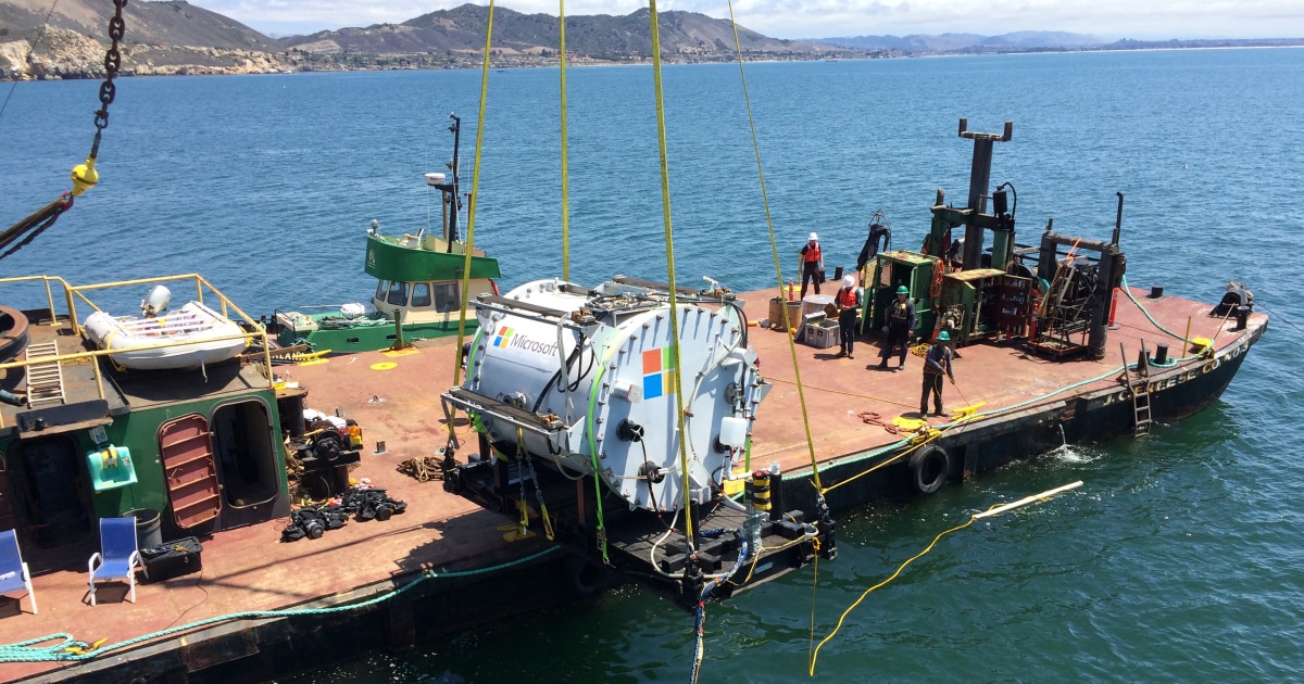 Project Natick: Microsoft Tests Putting Data Centers Under the Sea