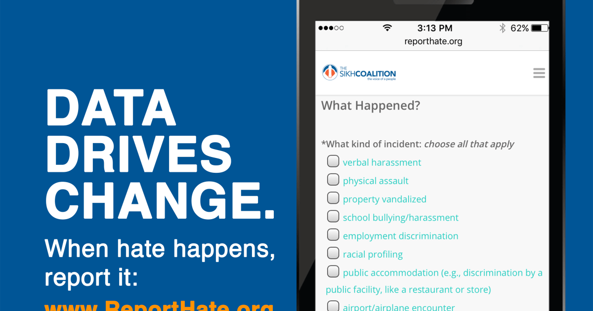 New Online Tool Helps Sikh Americans Report Discrimination, Hate Violence
