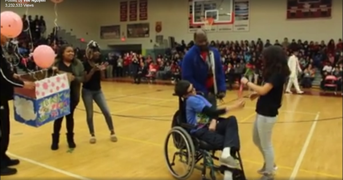 'PROM?': Teenager's 'Promposal' To Special Needs Friend Goes Viral