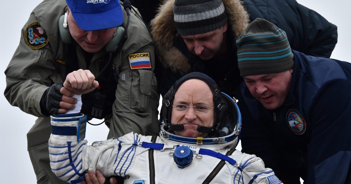 After Nearly A Year in Space, NASA's Scott Kelly Is Back on Earth