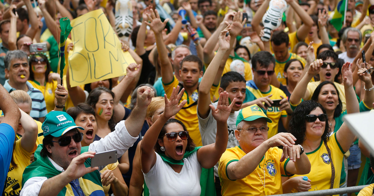 Brazilians Return to Streets Demanding President Dilma Rousseff's Exit