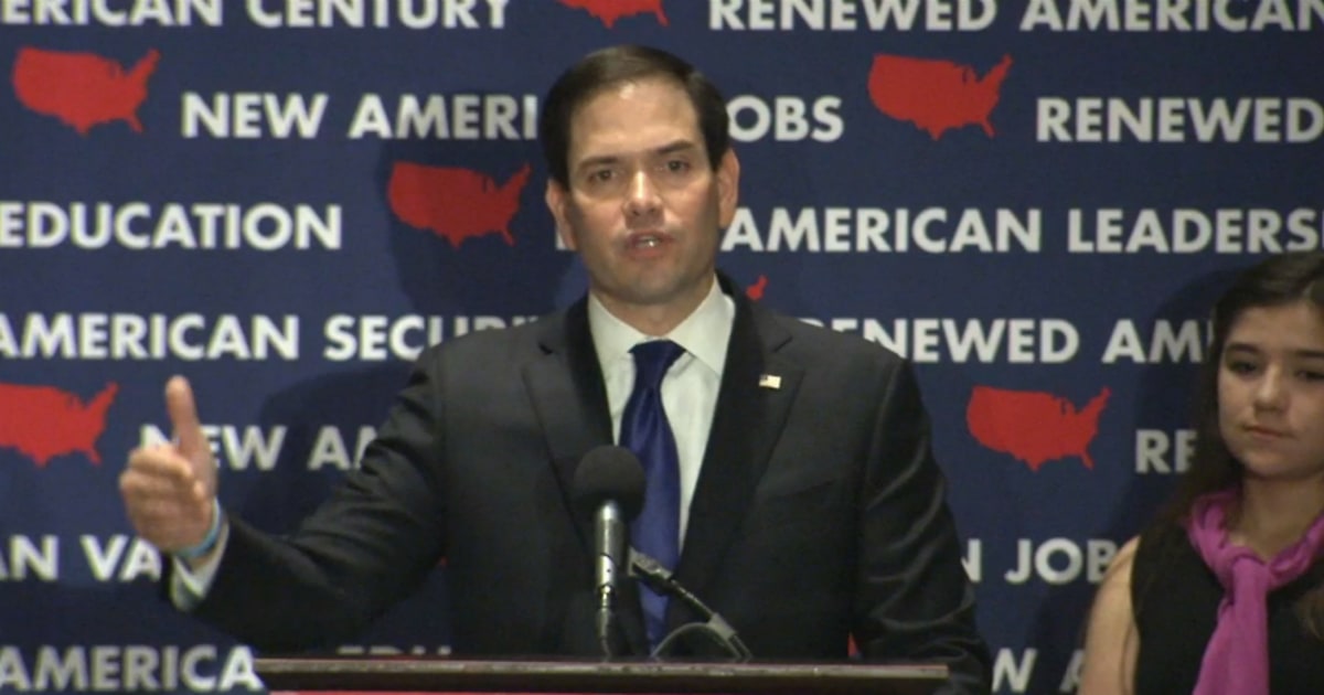 Despite GOP Latino Leaders' Backing, Rubio Loses Florida, Ends Campaign