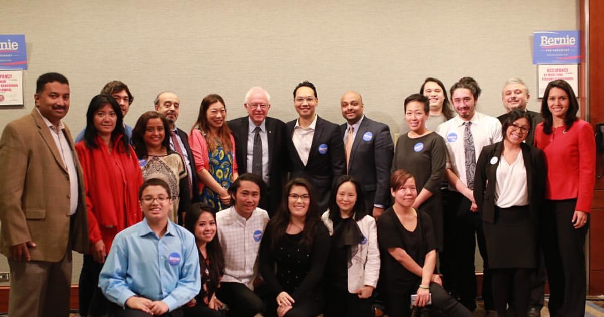 Bernie Sanders Holds Meeting with Asian-American Leaders to Talk Issues