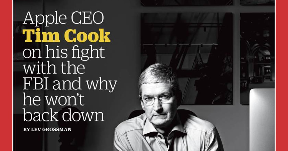 Apple's Tim Cook on FBI Feud: 'No One's Going Dark'