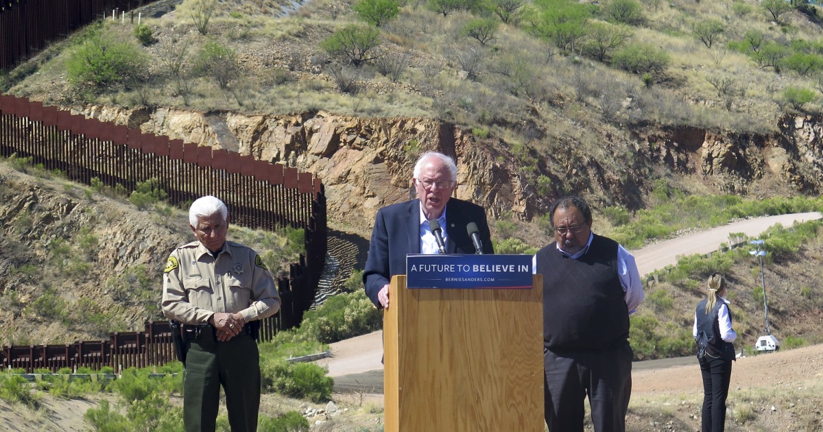 Bernie Sanders Calls for Immigration Reform During U.S.-Mexico Border Visit