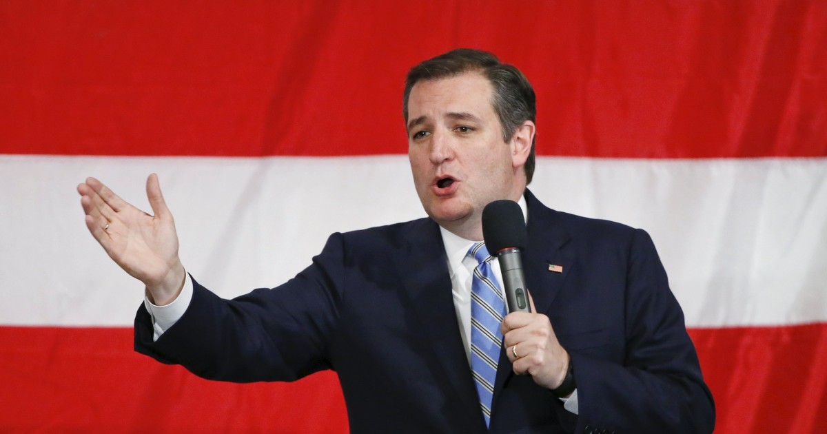 Ted Cruz: Trump Nomination Hands Clinton the White House With 'a Big ...