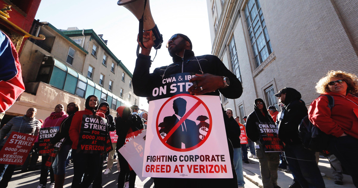 Verizon Strike A Fight For Future of Labor