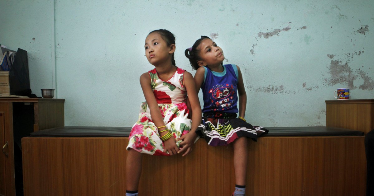Two Girls, One Pair of Shoes: Nepal Earthquake Victims Bond