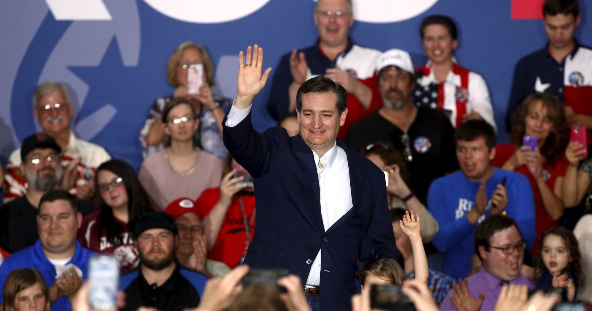 First Read: Cruz and Allies Have Five Days to Stop Trump