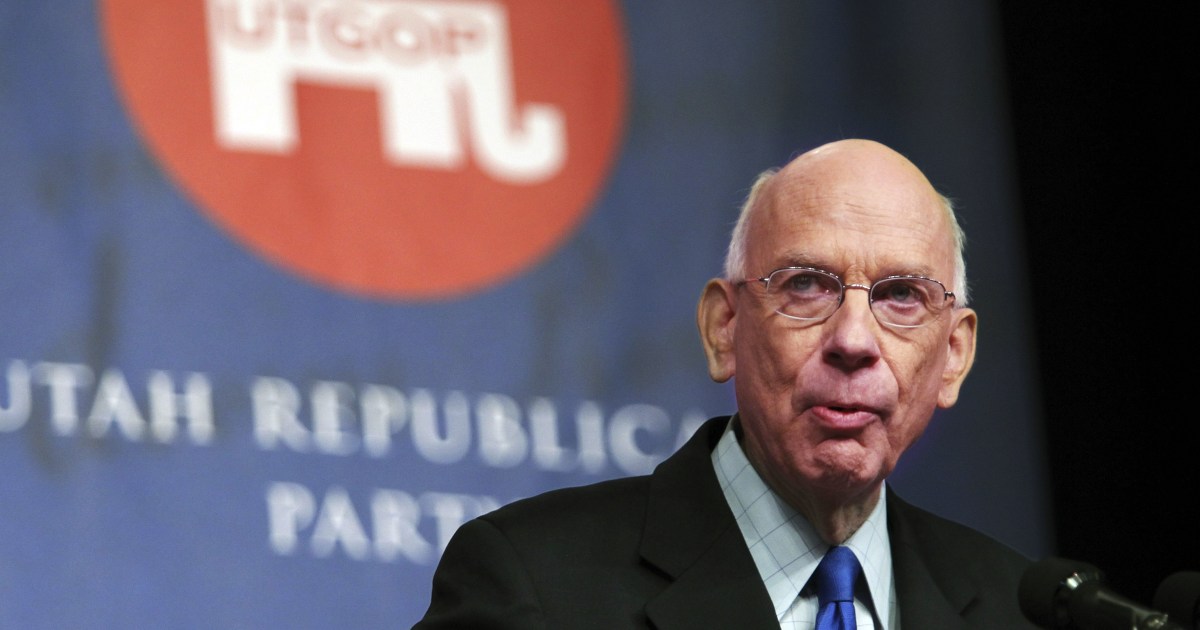 Ex-Utah Sen. Bob Bennett, Ousted in Tea Party Wave, Has Died