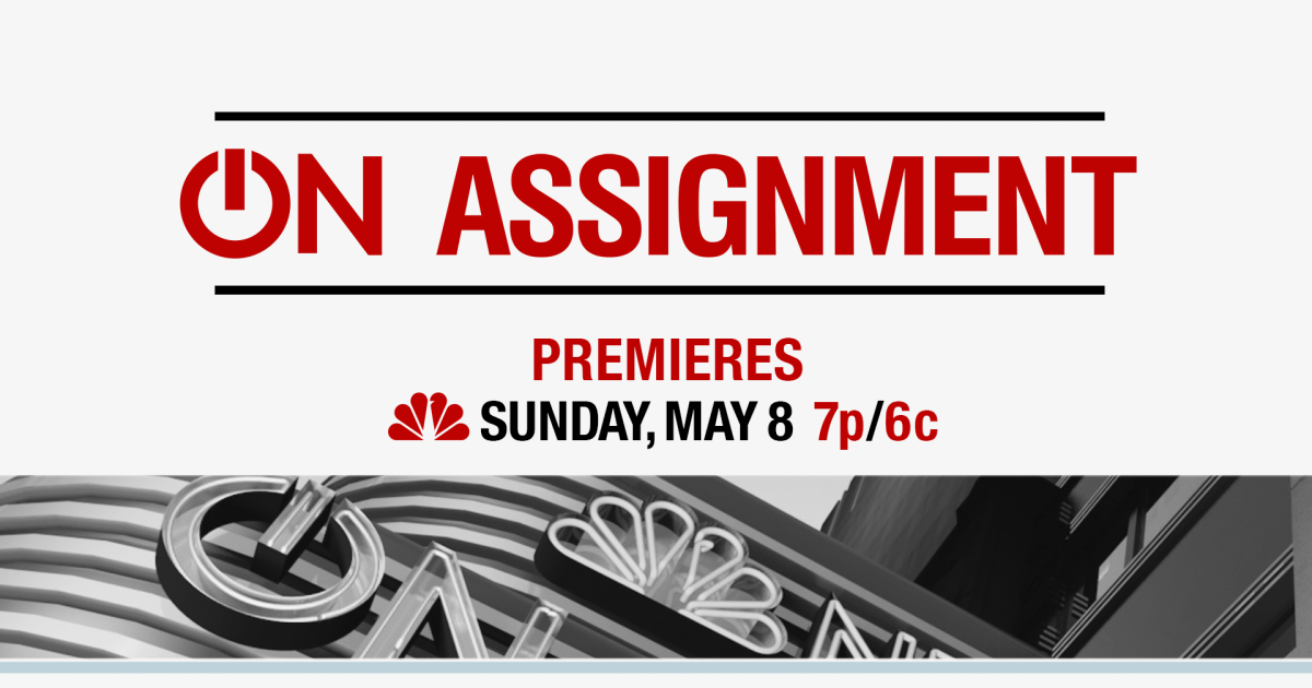 "On Assignment" May 8th
