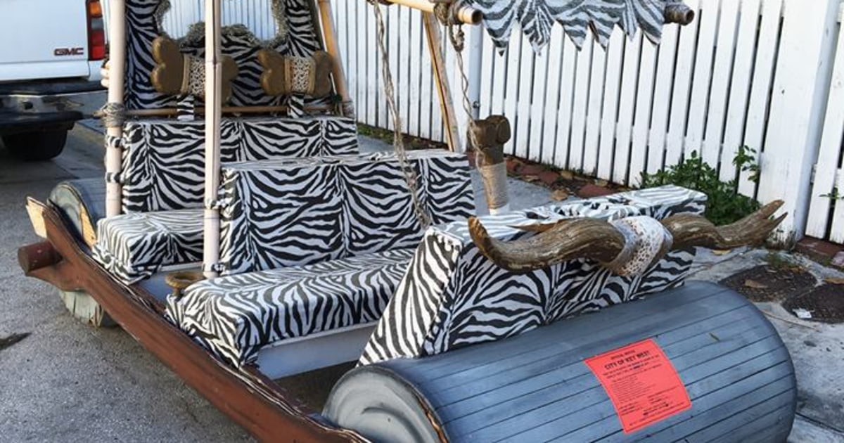 'Flintstones' Footmobile Slapped With Parking Ticket in Key West, Florida