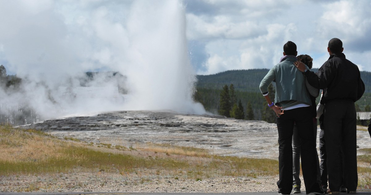 Yellowstone National Park visitor suffers severe burns after falling ...