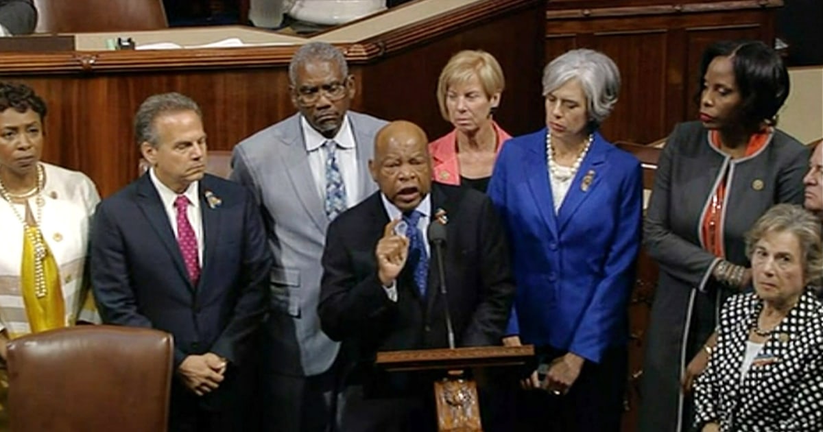 House Democrats Stage Overnight Sit-In