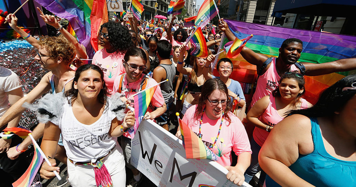 NYC Gay Pride March Celebrates and Pays Tribute