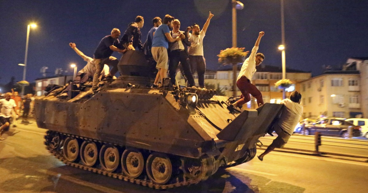 Turkey Coup: President Arrives in Istanbul After Military Group Tries ...