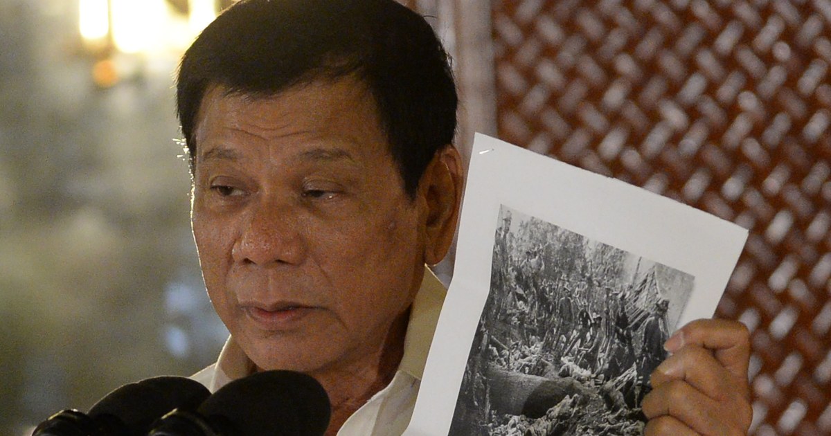 Philippine Leader Duterte Says U.S. Special Forces 'Have to Go'