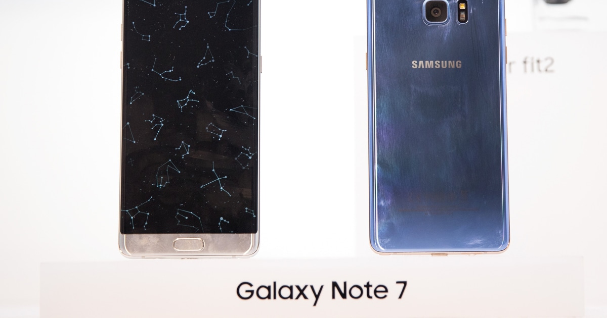 Feds Recall 1 Million Overheating Samsung Galaxy Note 7s