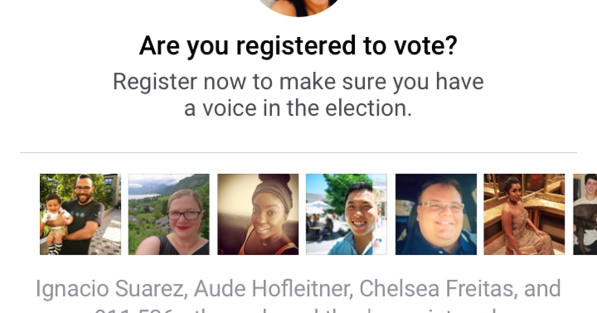 Social Media Networks Launch Voter Registration Drives