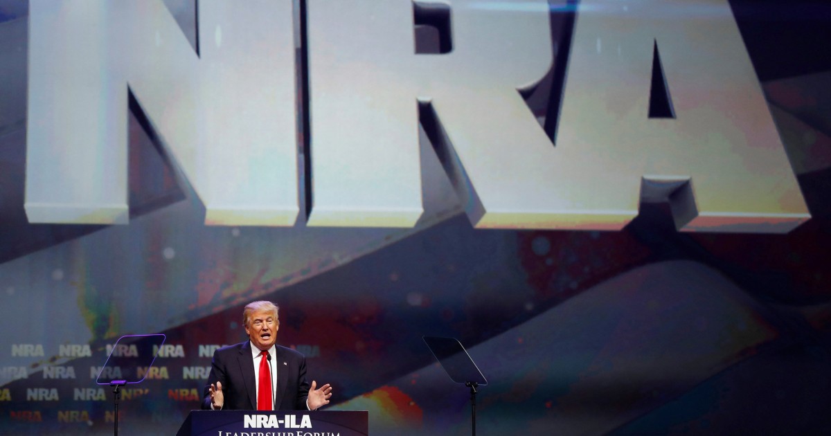 NRA Sticking With Trump, Breaks Own Record for Campaign Spending
