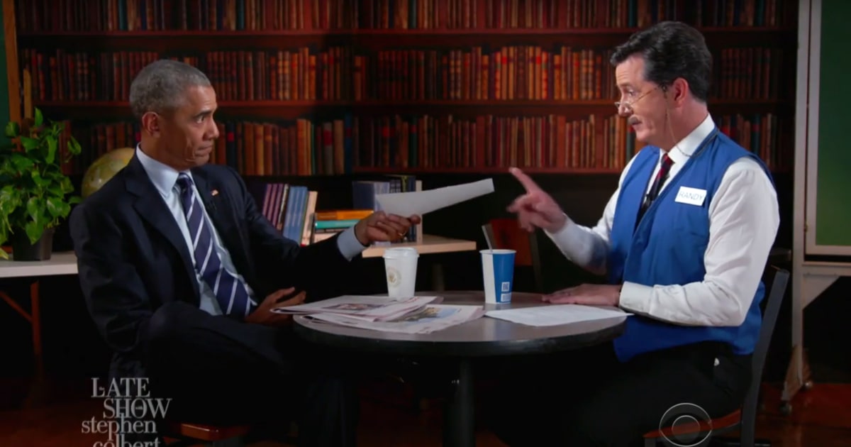 Obama's Funniest Moments From 'Mock Interview' With Colbert
