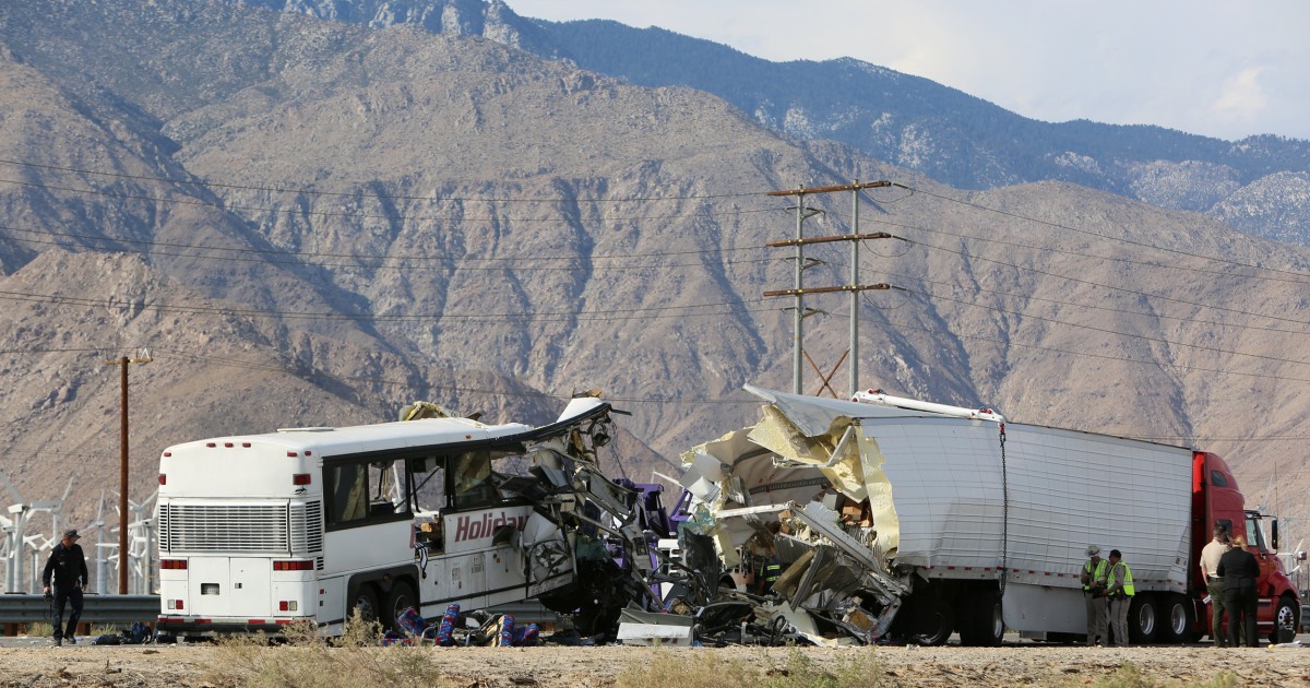 Police Identify Victims in Palm Springs, California, Bus Crash