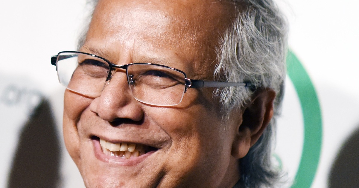 Nobel Winner Muhammad Yunus Tells Trump to Build Bridges Not Walls