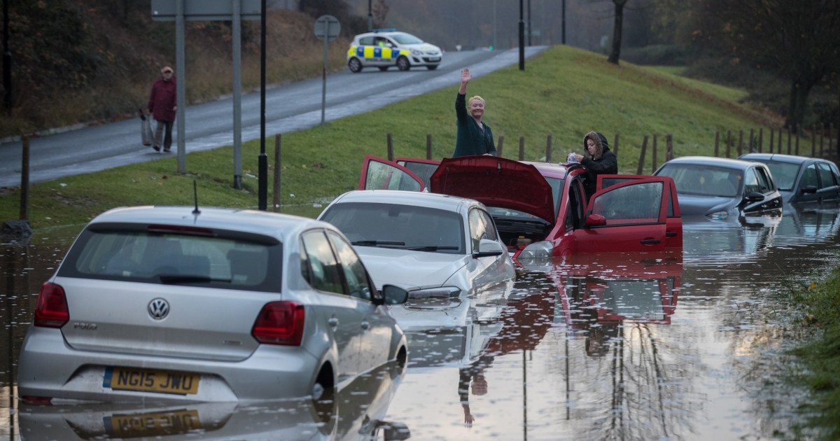 Monday in Pictures: Floodwaters Soak England and More