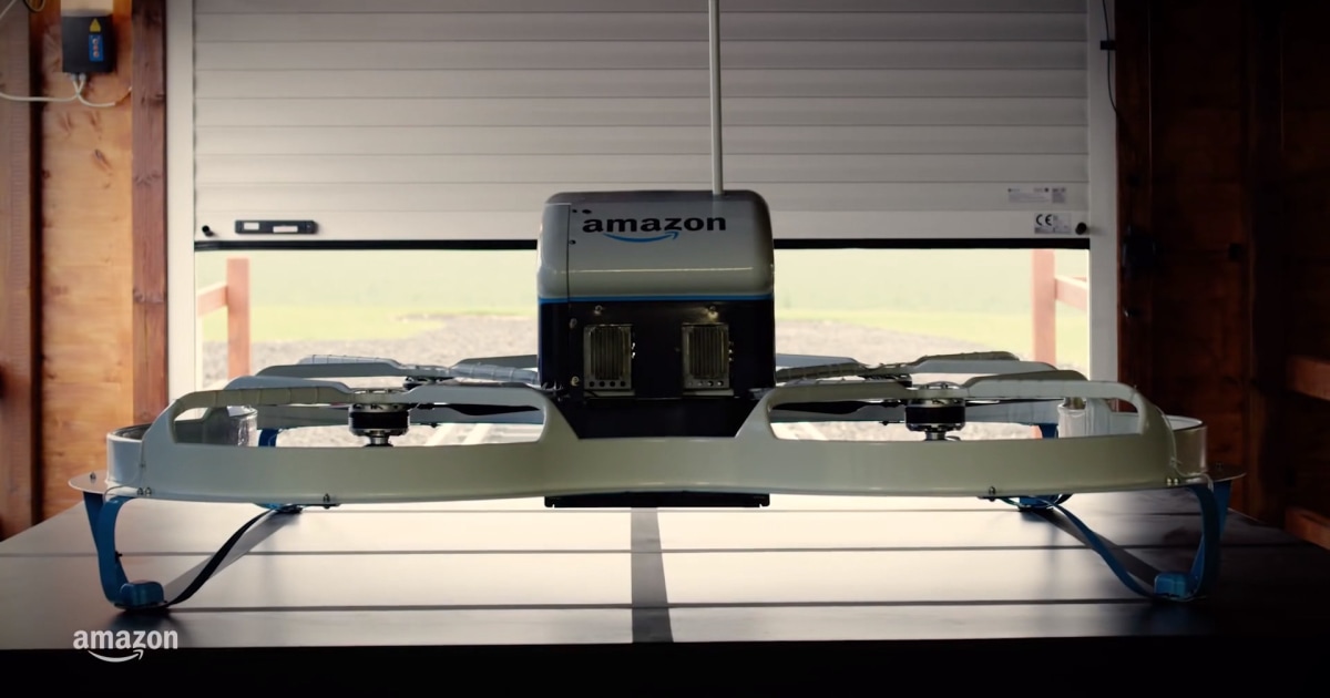 Amazon Wants to Ship Packages From a Flying Warehouse