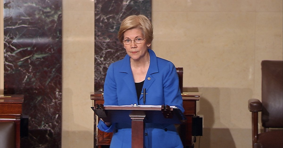 'She Persisted' Becomes Rallying Cry After Senate Silences Elizabeth Warren