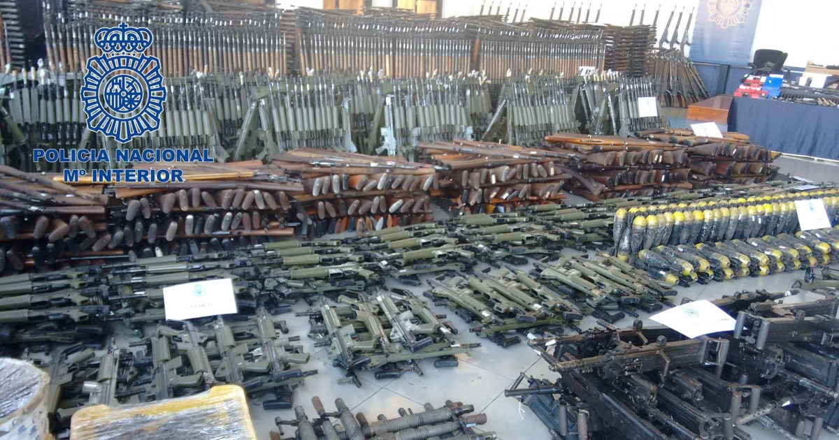 Thousands of Guns Bound for Terrorist Groups Seized in Spain