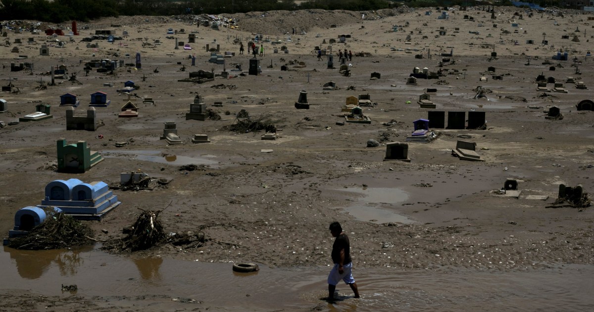 Woman in Peru Escapes Raging Mudslide
