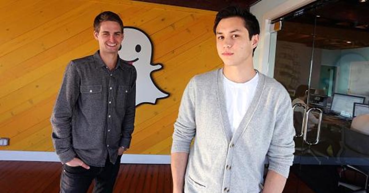 Snap's Billionaire Tech Bro Co-Founders Just Lost $1 Billion Each