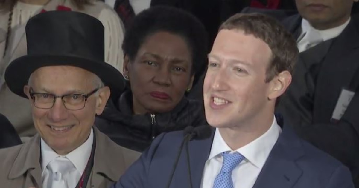 Facebook CEO Mark Zuckerberg Gives Harvard Commencement Speech
