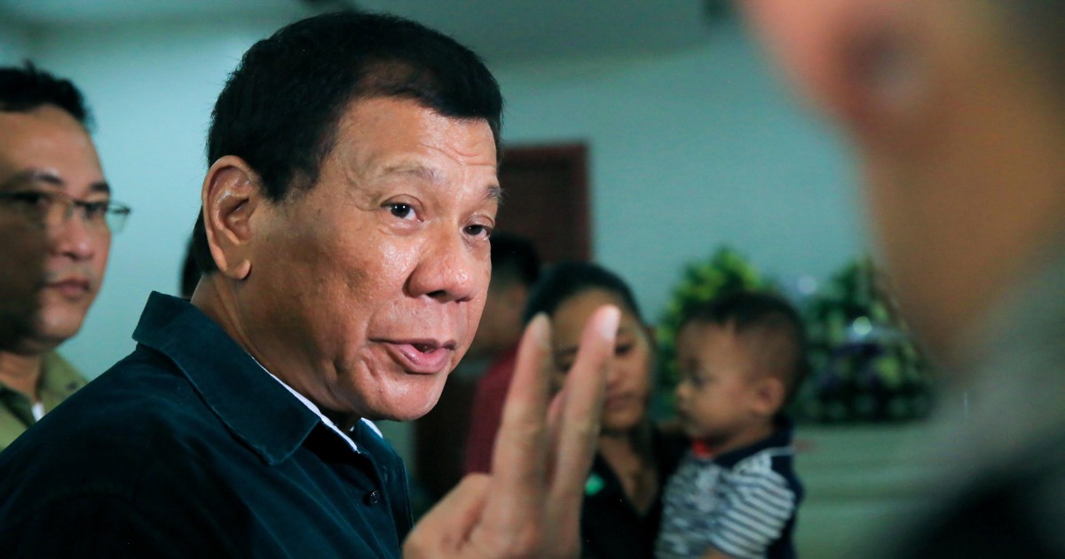 Rodrigo Duterte Jokes About Rape Amid Martial Law, Fight With ISIS ...