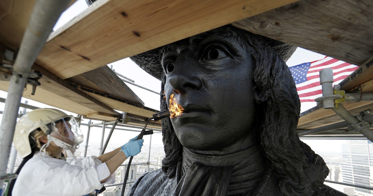 Philadelphia Revitalizes 125-Year-Old William Penn Statue