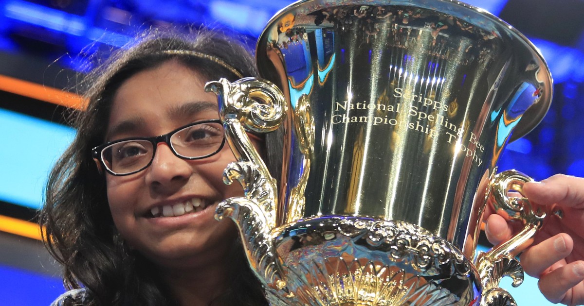 They're all W-I-N-N-E-R-S at Scripps National Spelling BEE