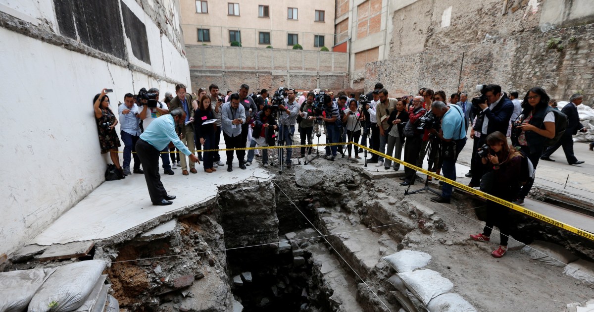 Aztec Ball Court Discovered by Archaeologists in Mexico City