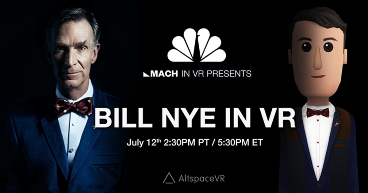 Bill Nye Explains His Eight Principles of Everything in VR Event