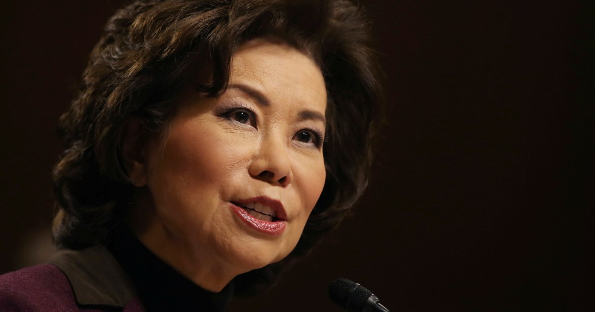 Trump cabinet member Elaine Chao recalls her own #MeToo moment