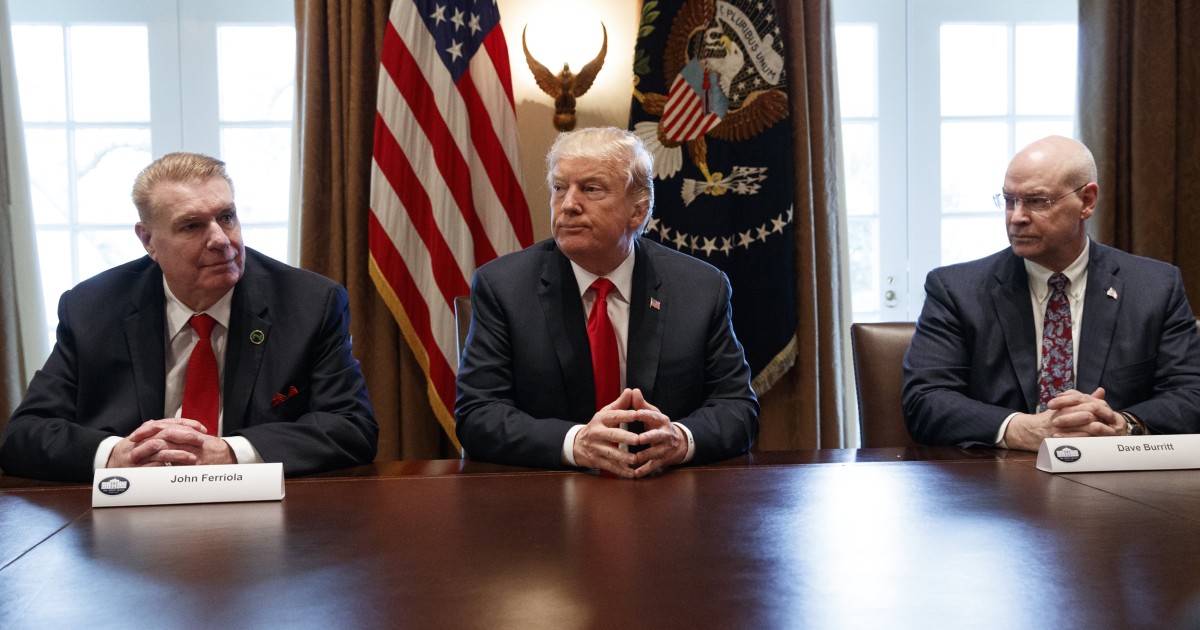 GOP meltdown over Trump plan to impose steel, aluminum tariffs