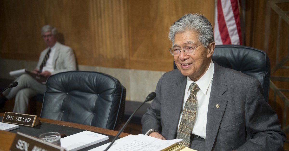 Daniel Akaka, first U.S. senator of Native Hawaiian descent, dies at 93